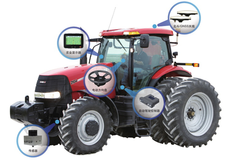 Automatic steering wheel motor for driverless tractor - Jinan Keya ...